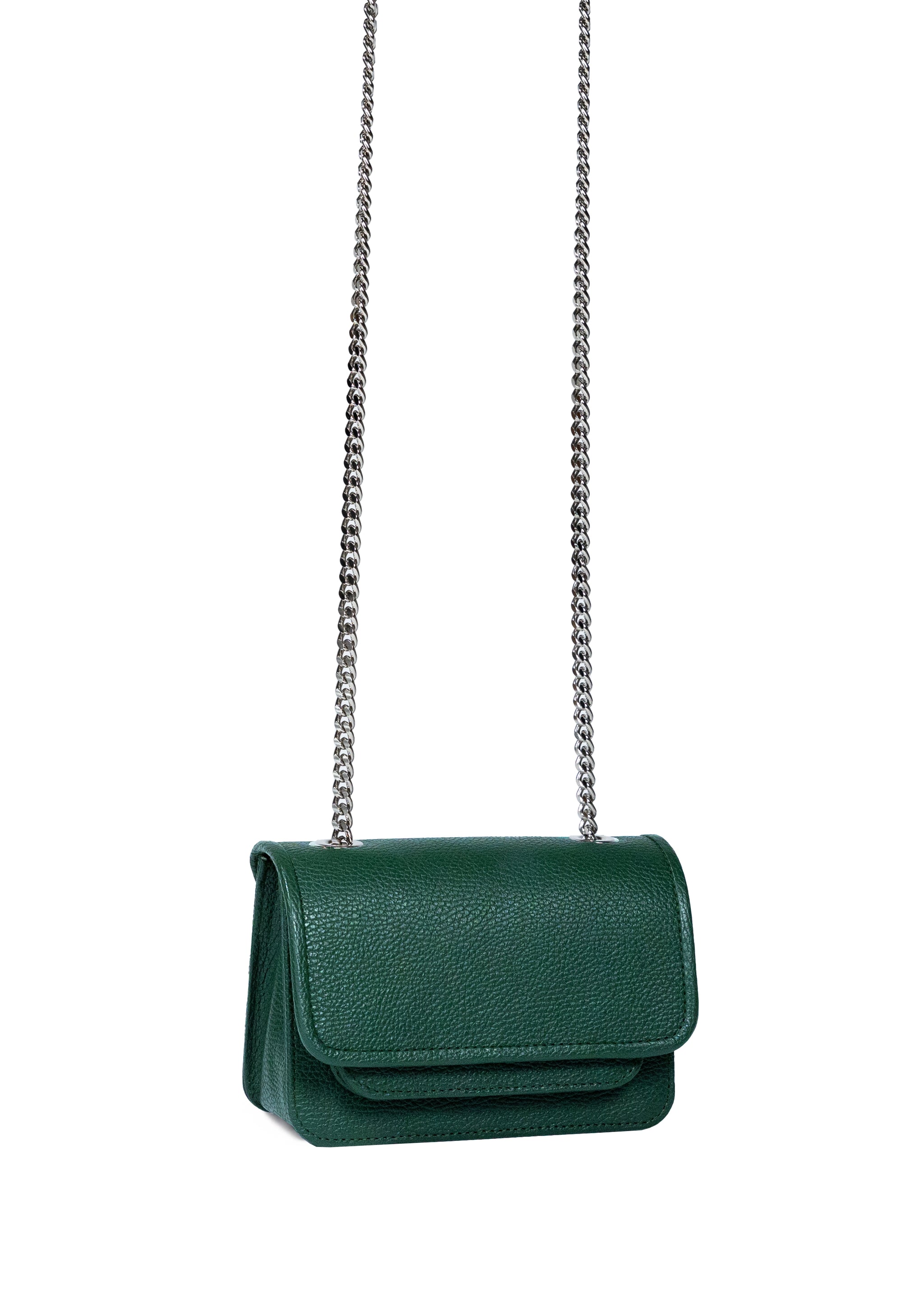 Mini Bag Moss Green with Chain